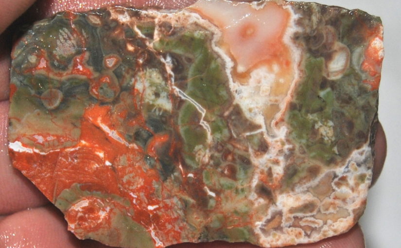 Fire Mountain Jasper - Lapidary Slab