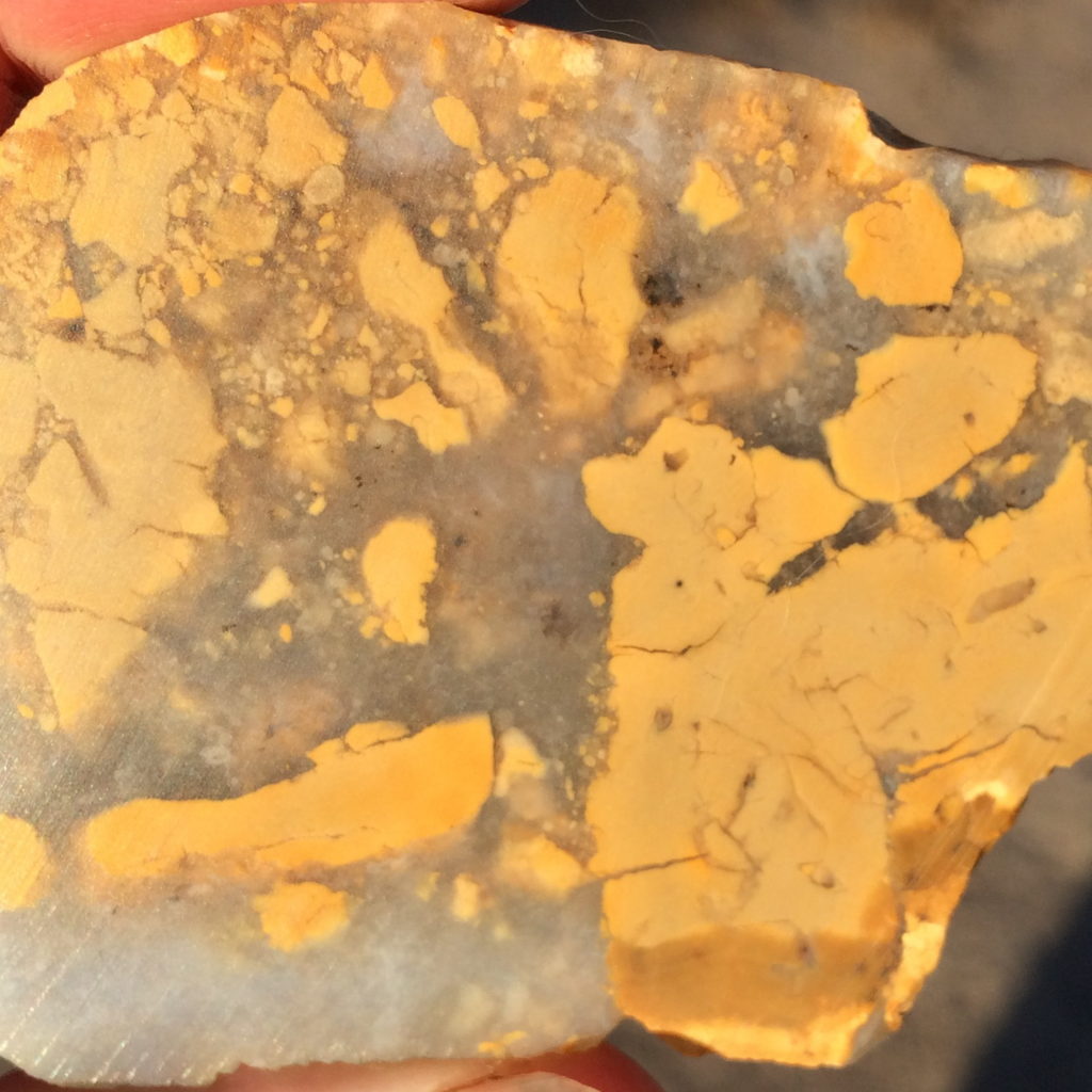 Hydrothermal Breccia - Lapidary Slab