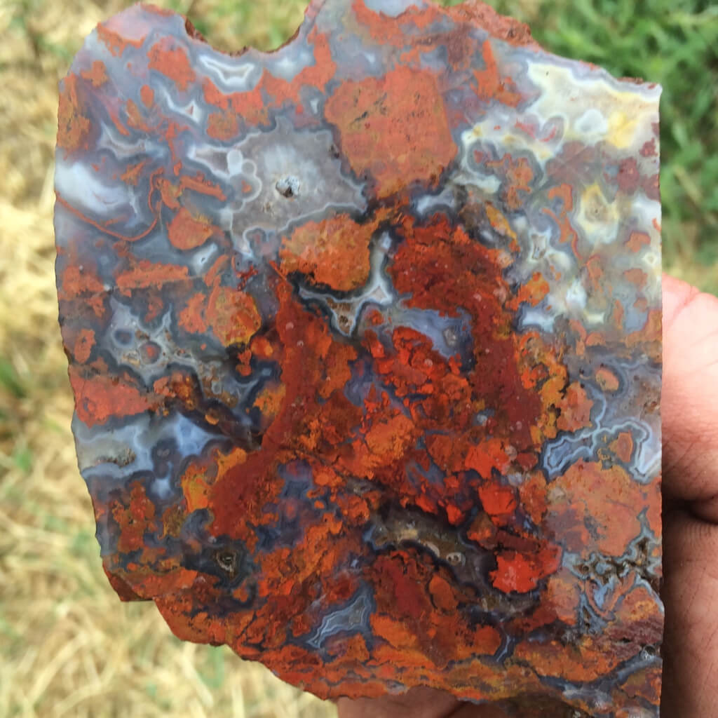 Utah Rainbow Jasper - Lapidary Slab