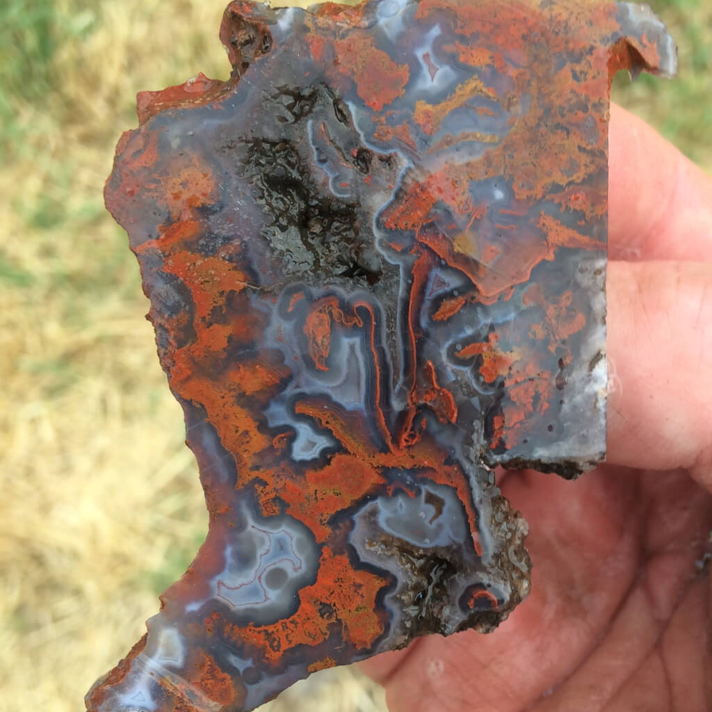 Utah Rainbow Jasper - Lapidary Slab