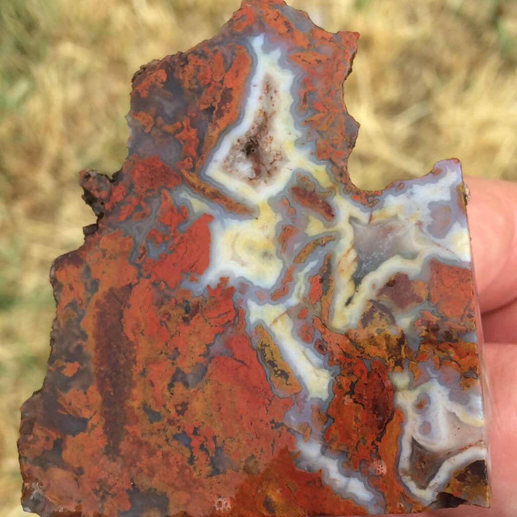 Utah Rainbow Jasper - Lapidary Slab