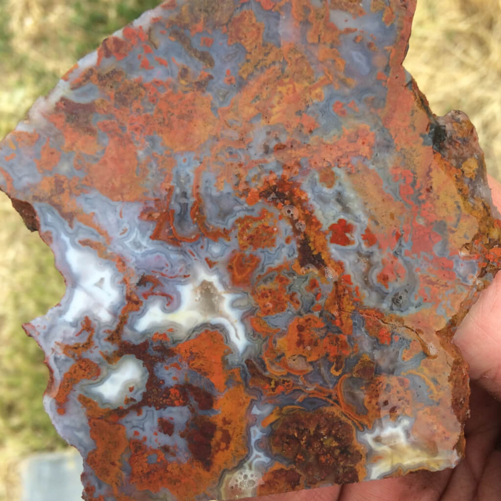 Utah Rainbow Jasper - Lapidary Slab