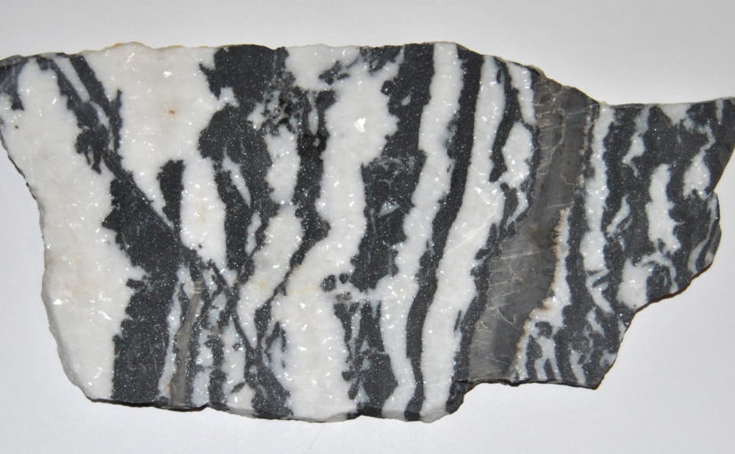 White Tiger Stone - Lapidary Slab