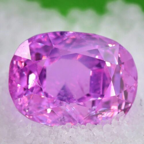 Pink Ruby vs. Pink Sapphire Gemstones - Lapidary Slab